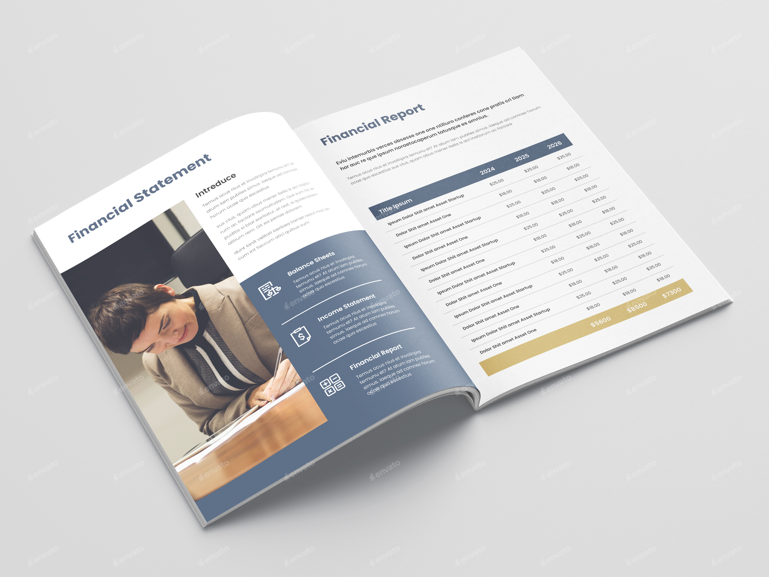 Annual Report Template | Editable in MS Word, InDesign, Canva and ...