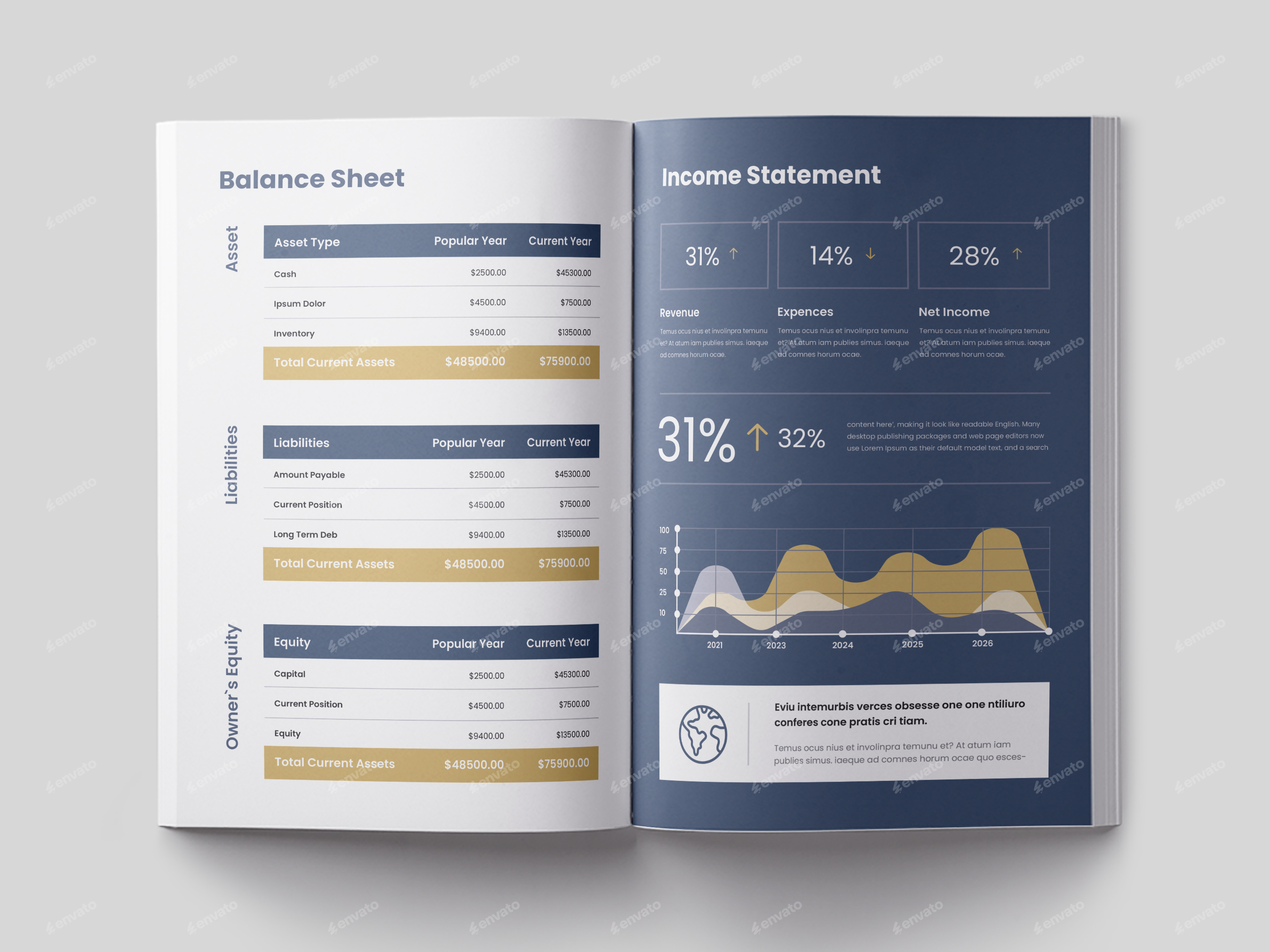Annual Report Template | Editable in MS Word, InDesign, Canva and ...