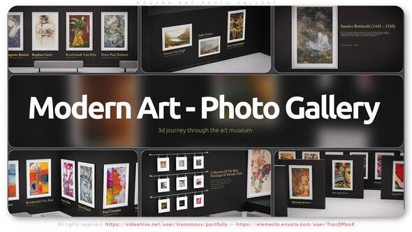 Modern Art Photo Gallery, After Effects Project Files | VideoHive