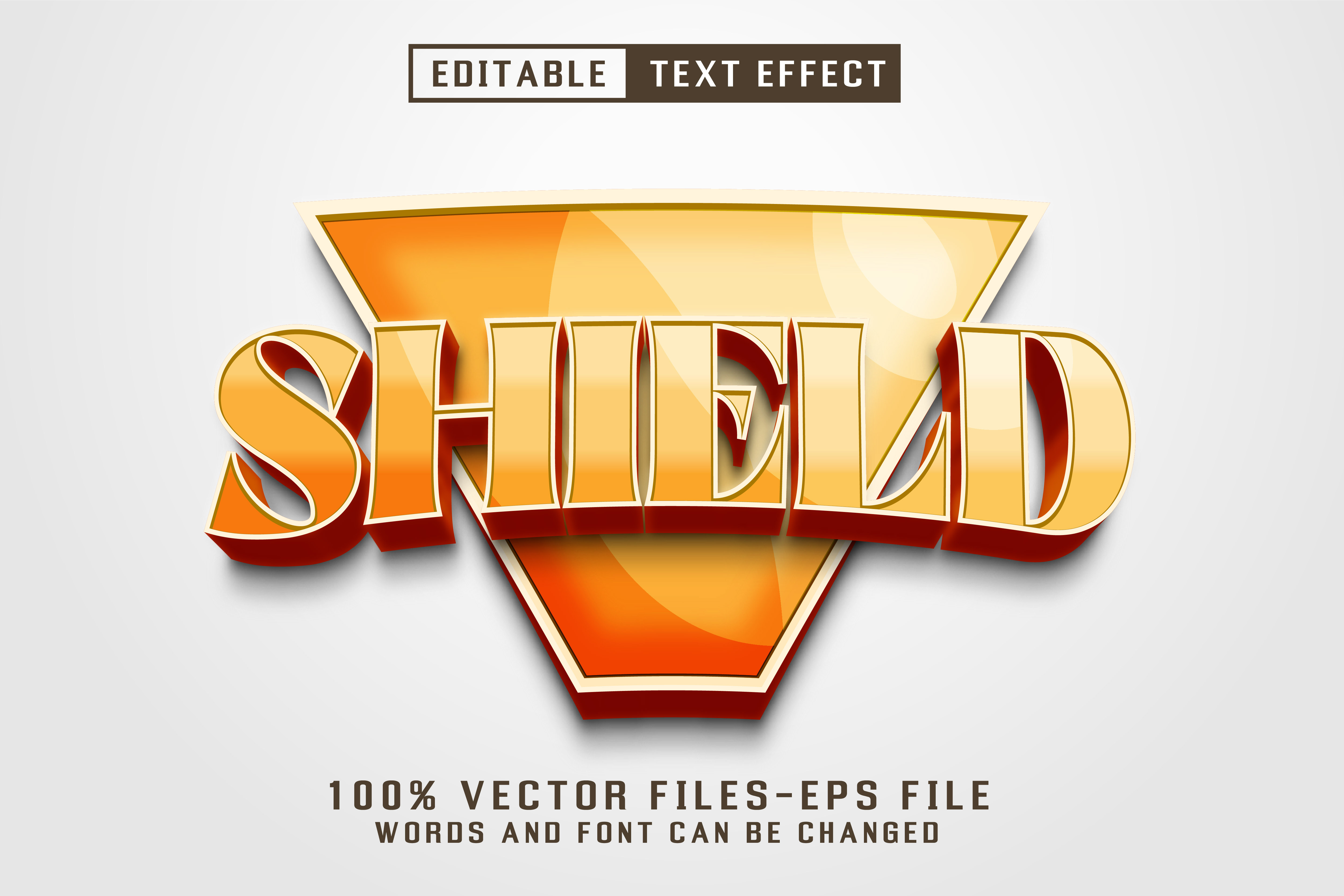 Shield Editable Text Effect, Add-ons | GraphicRiver