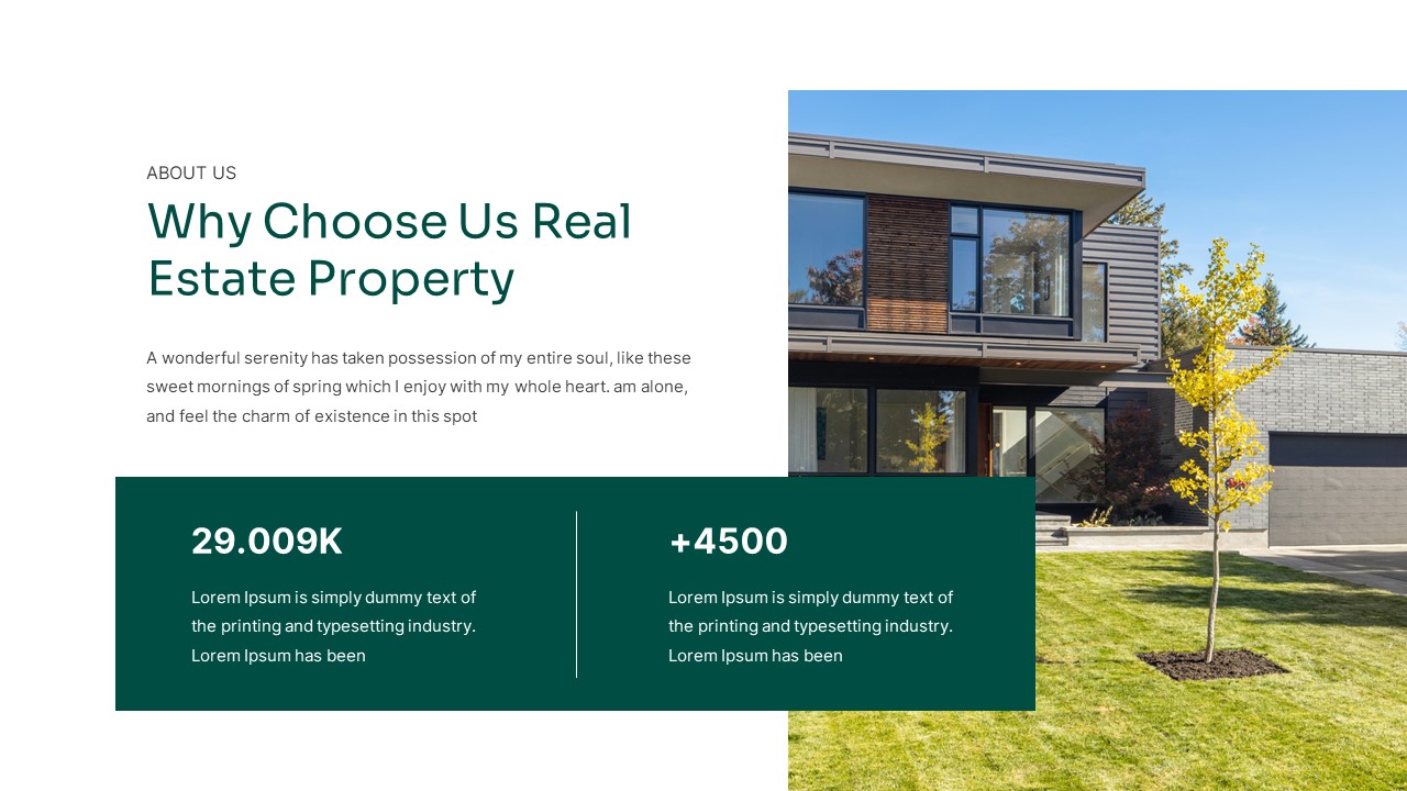 Property - Real Estate PowerPoint Template, Presentation Templates