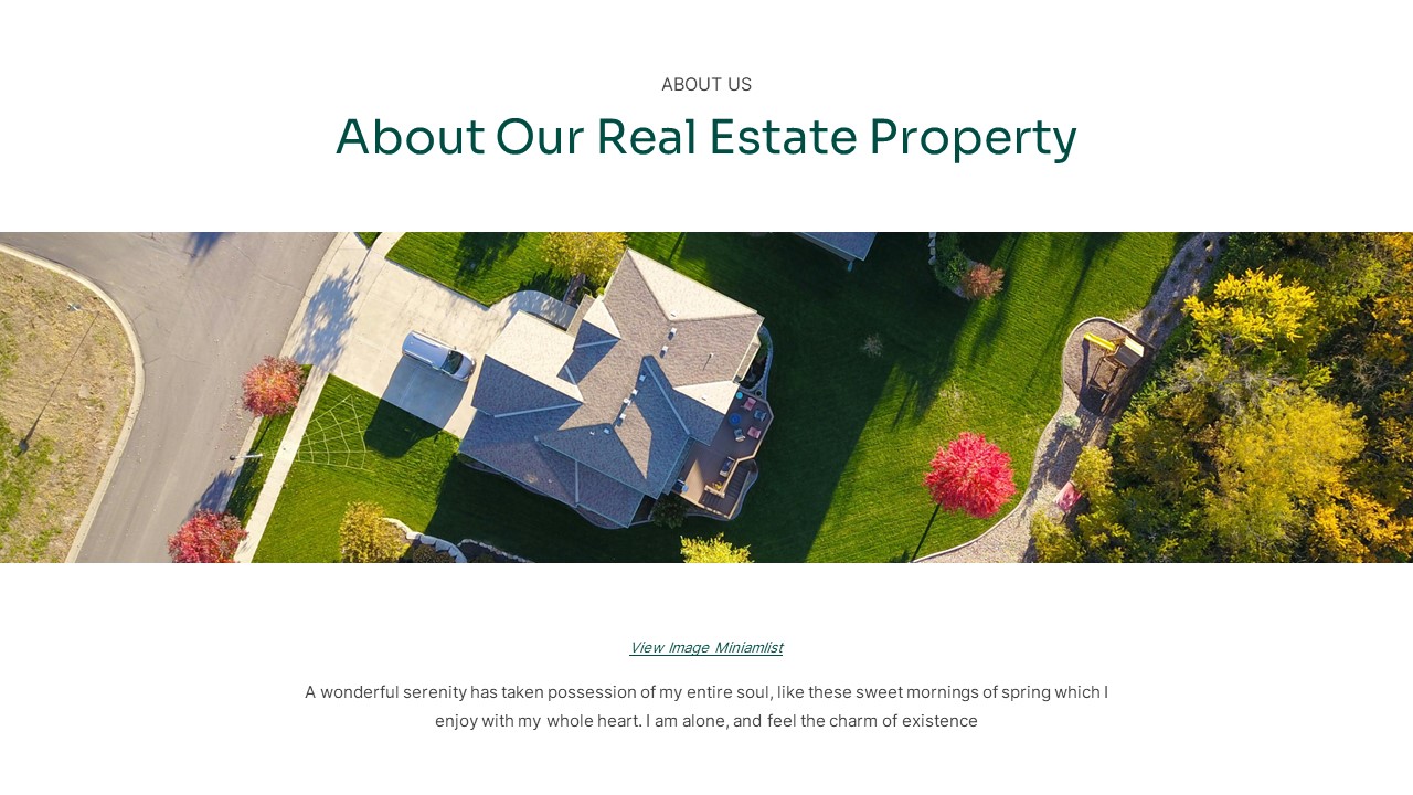 Property - Real Estate PowerPoint Template, Presentation Templates