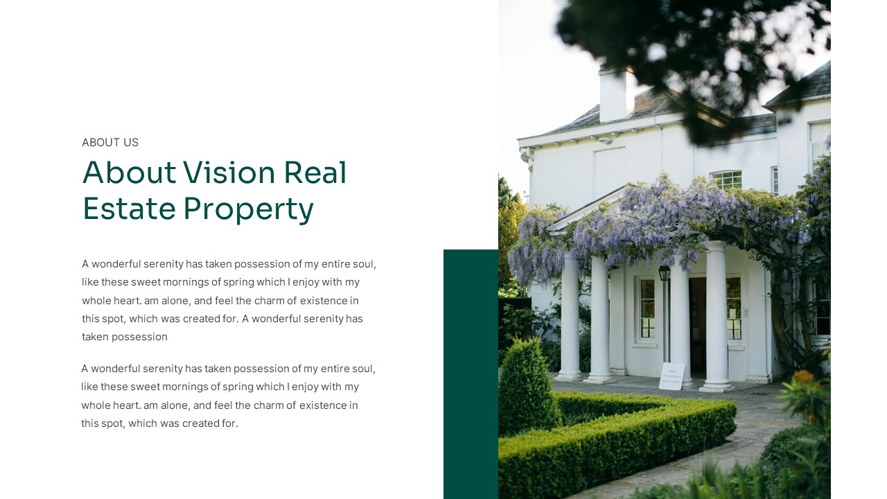Property - Real Estate PowerPoint Template, Presentation Templates
