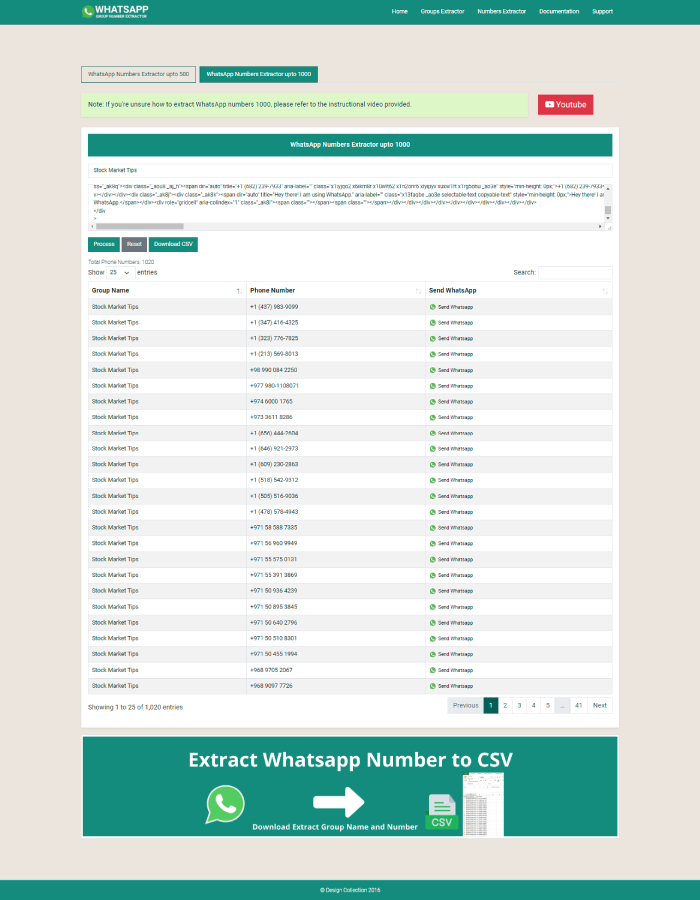 WhatsApp Group and Number Extractor by Designcollection | CodeCanyon