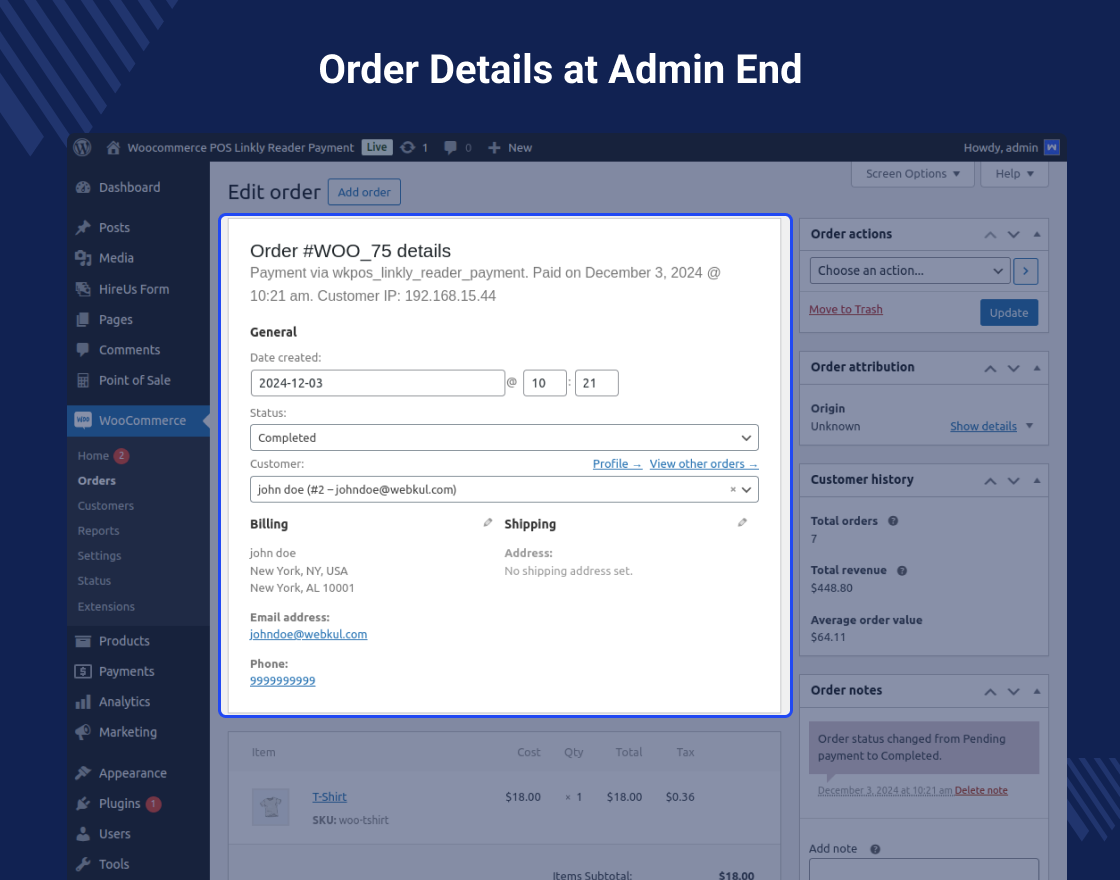 WooCommerce POS Linkly Terminal Connector‬ by Webkul | CodeCanyon