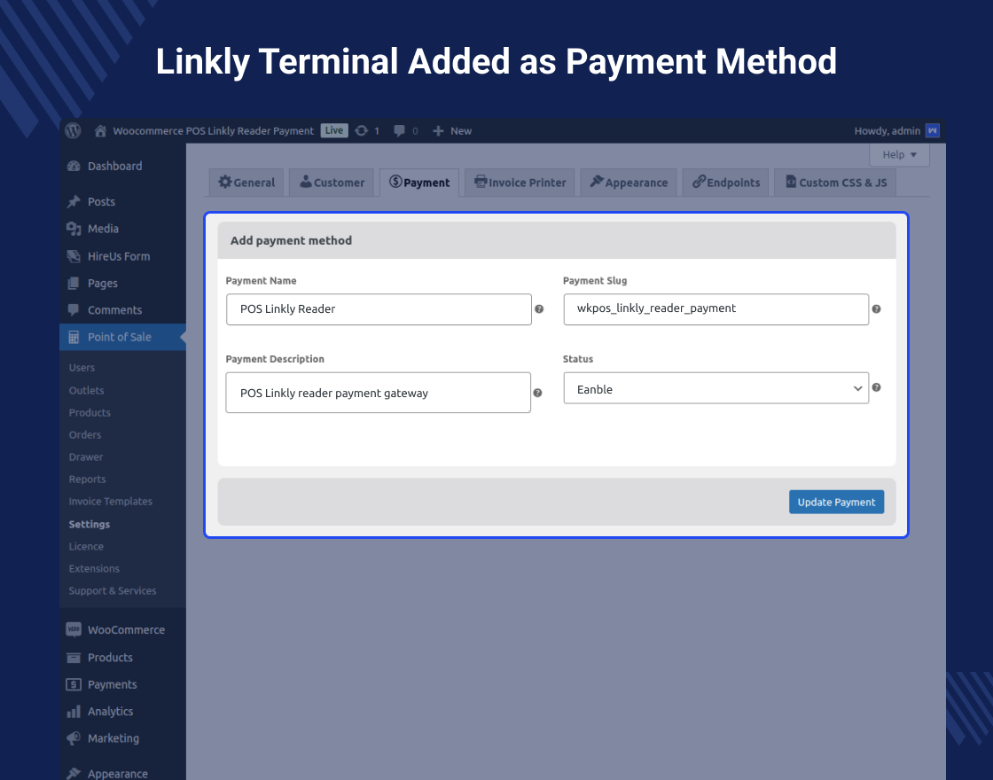 WooCommerce POS Linkly Terminal Connector‬ by Webkul | CodeCanyon