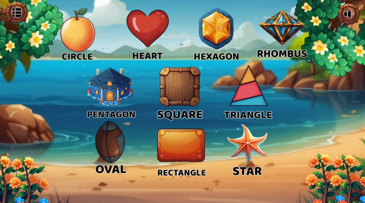 Kids Geometry Game- Educational Game - HTML5 and Android Game Construct ...