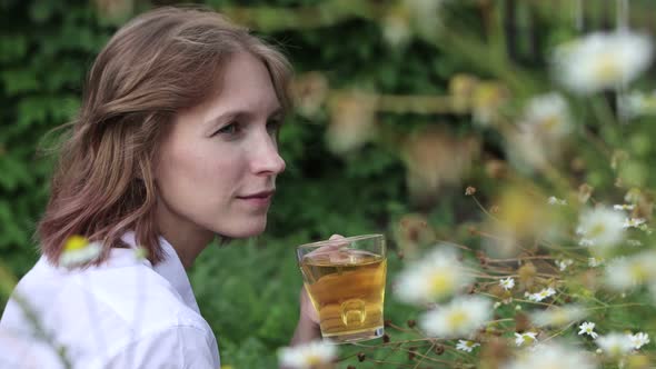 Tea in Nature. Close-up., Stock Footage | VideoHive