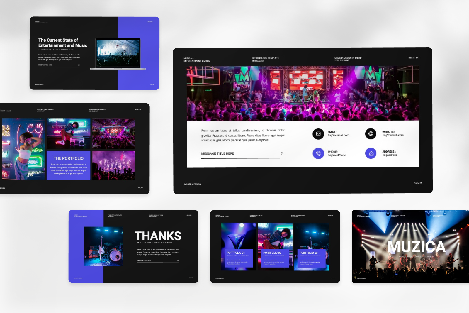 Muzica - Music & Entertainment Google Slide Presentation, Presentation ...