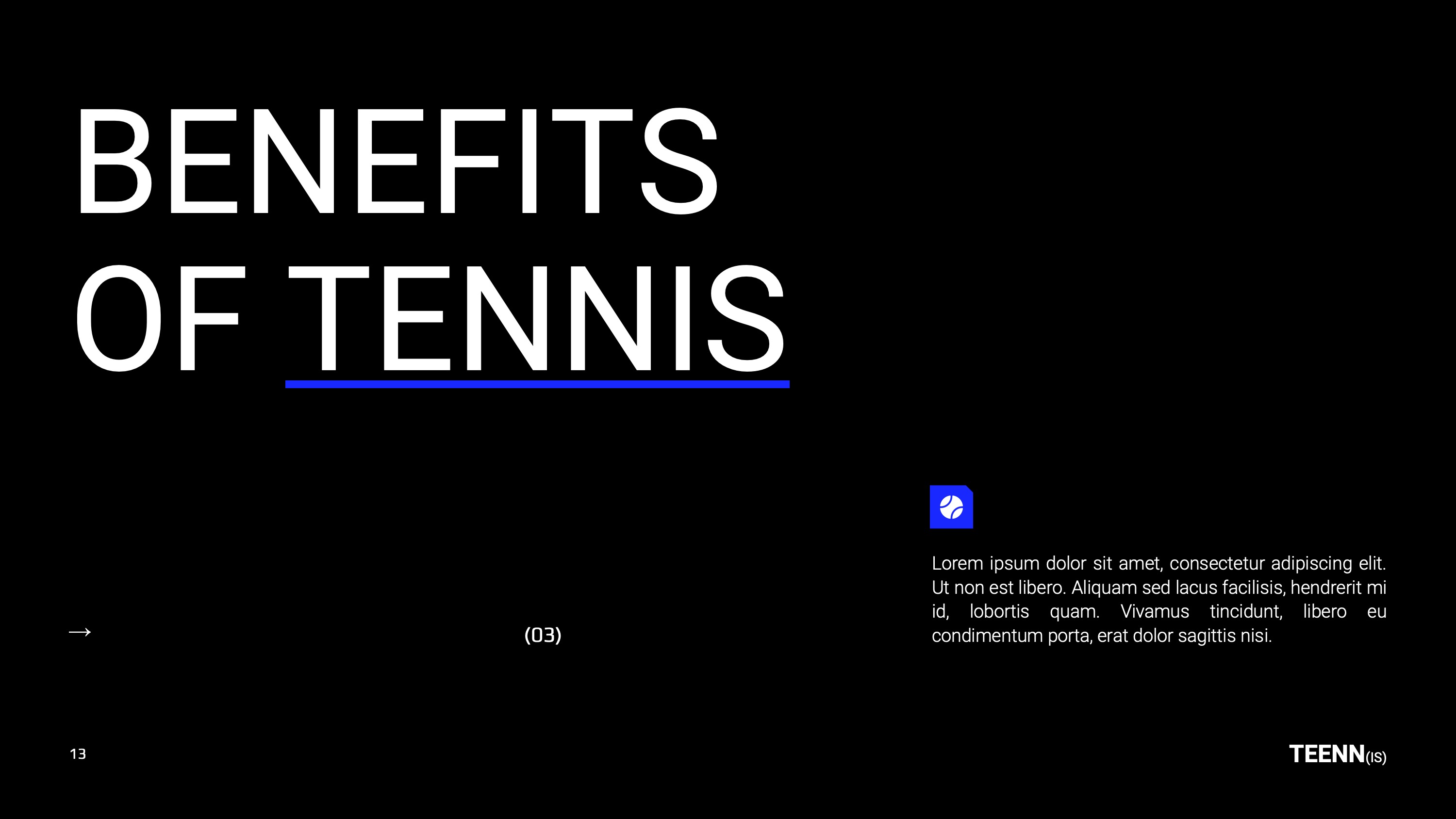 Teennis - Creative Keynote Template, Presentation Templates | GraphicRiver