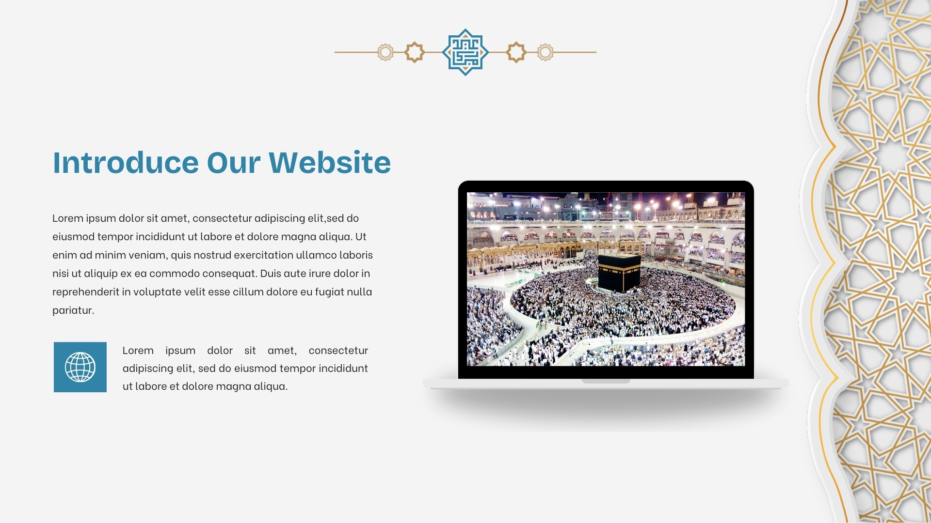 Peaceful Ramadan Google Slides, Presentation Templates | GraphicRiver