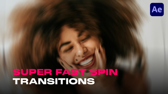 Fast Spin Transitions for After Effects, After Effects Project Files
