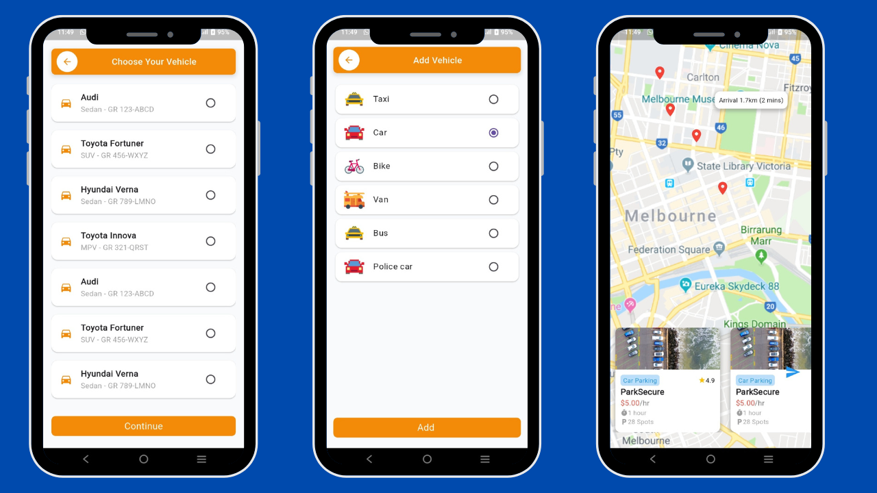 Spotfinder Parking | Booking Flutter App Template by CodentraTech ...