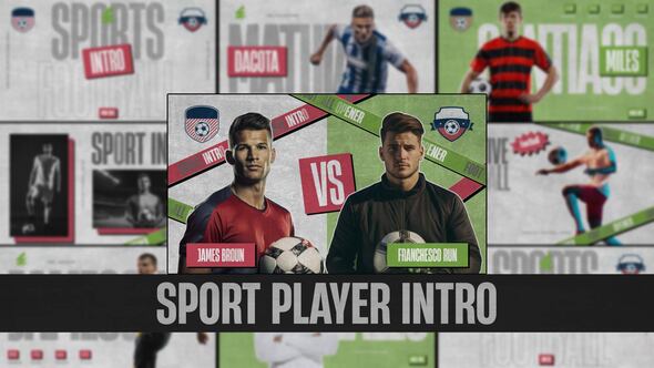Sport Player Intro V2, After Effects Project Files | VideoHive