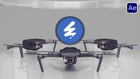 Drone Logo, After Effects Project Files | VideoHive
