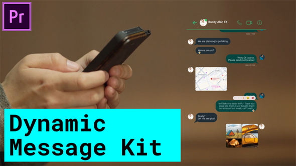 Chat Message Kit | Whats app and Telegram MOGRT for Premier Pro ...