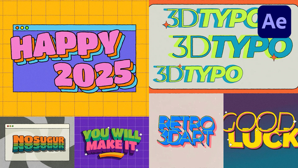 Creative Typo | AE, After Effects Project Files | VideoHive