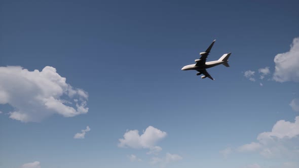 A Plane Flying In The Sky M13, Motion Graphics | VideoHive