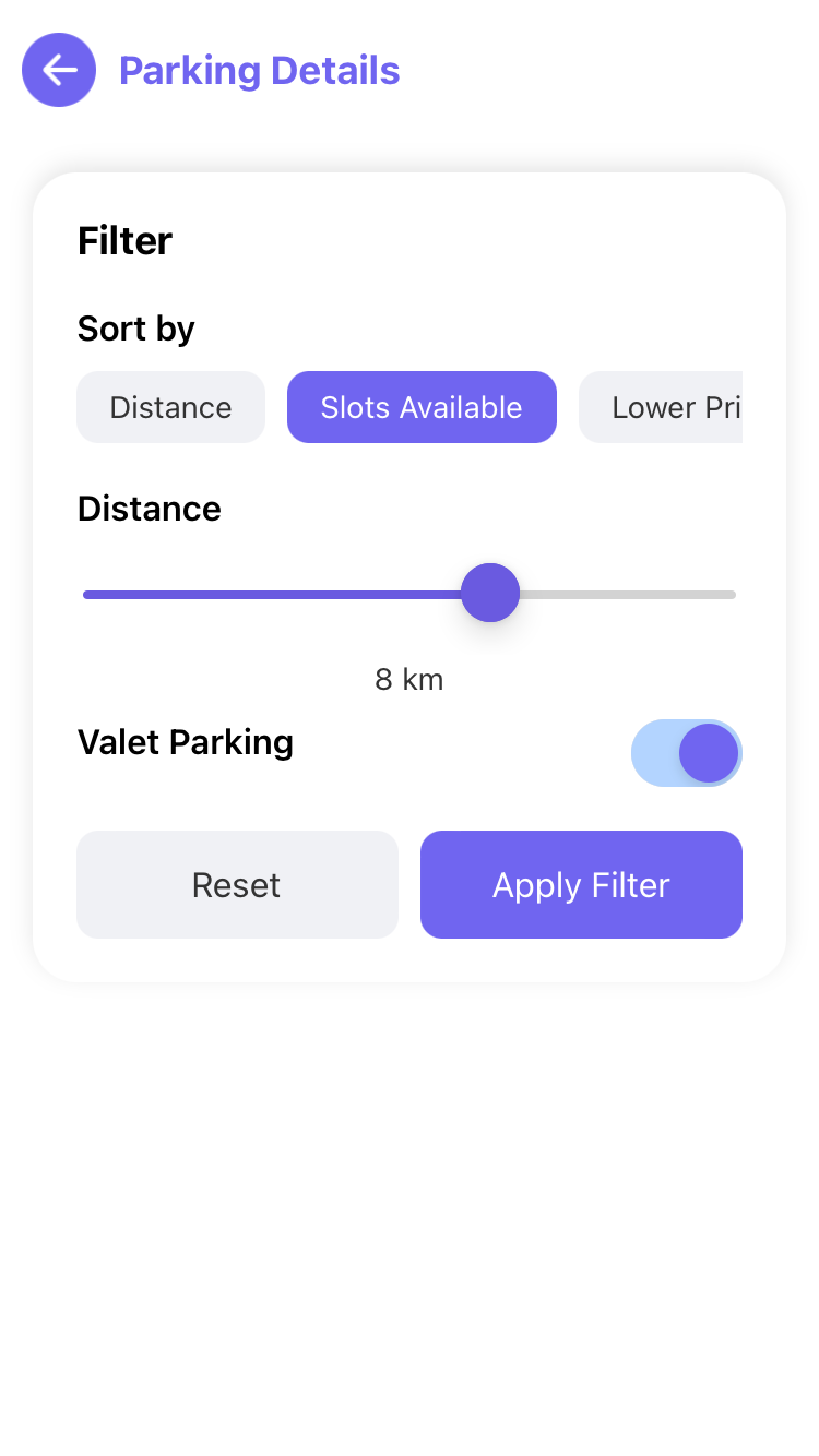 React Native Car Parking Finder & Booking App UI Kit | Modern ...