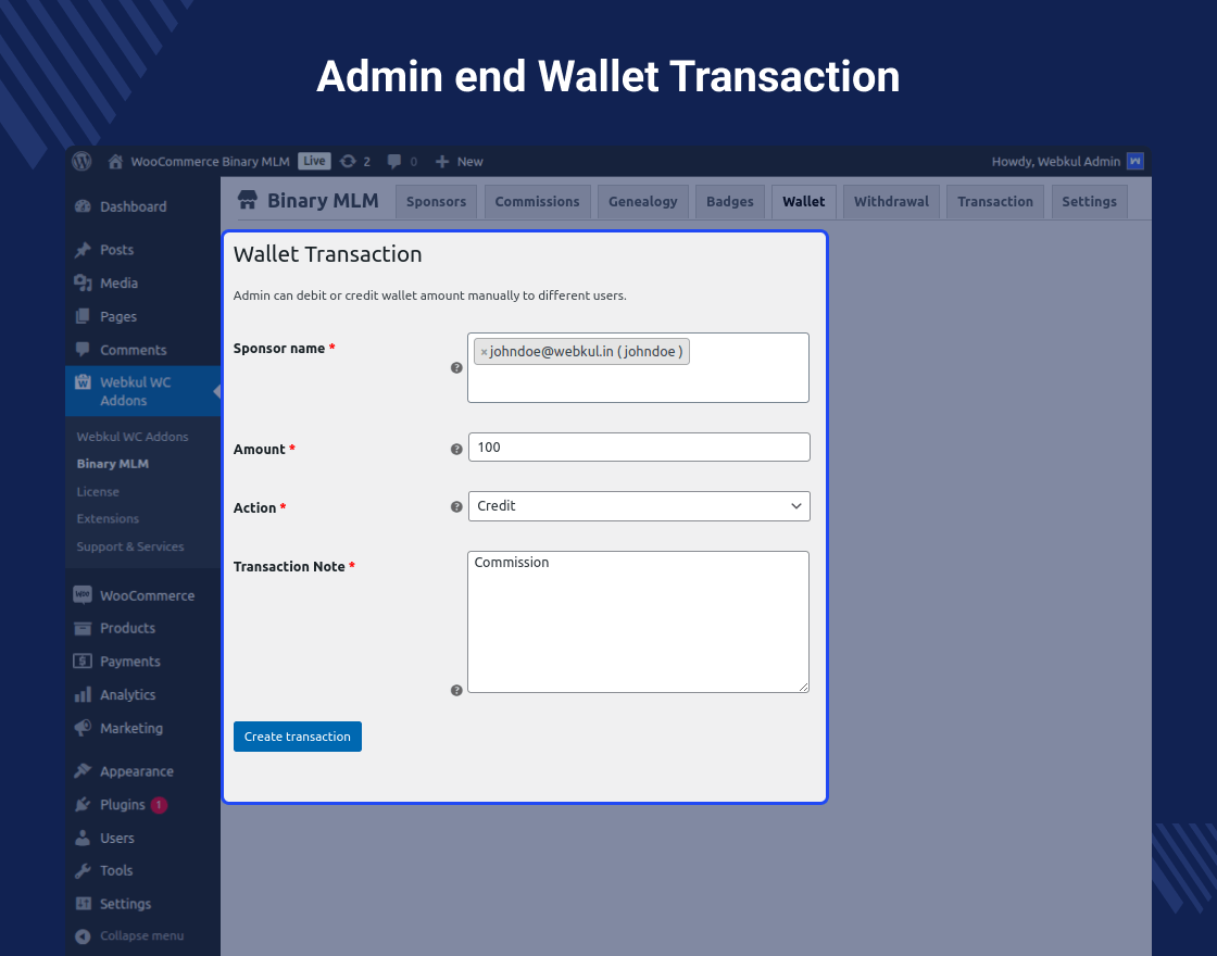 WooCommerce Binary Multi Level Marketing [MLM] by Webkul | CodeCanyon
