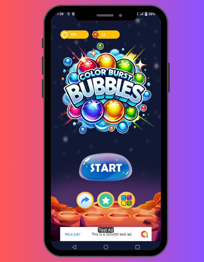Color Burst Bubbles - Addictive Bubble Shooter Game by BurhanStore