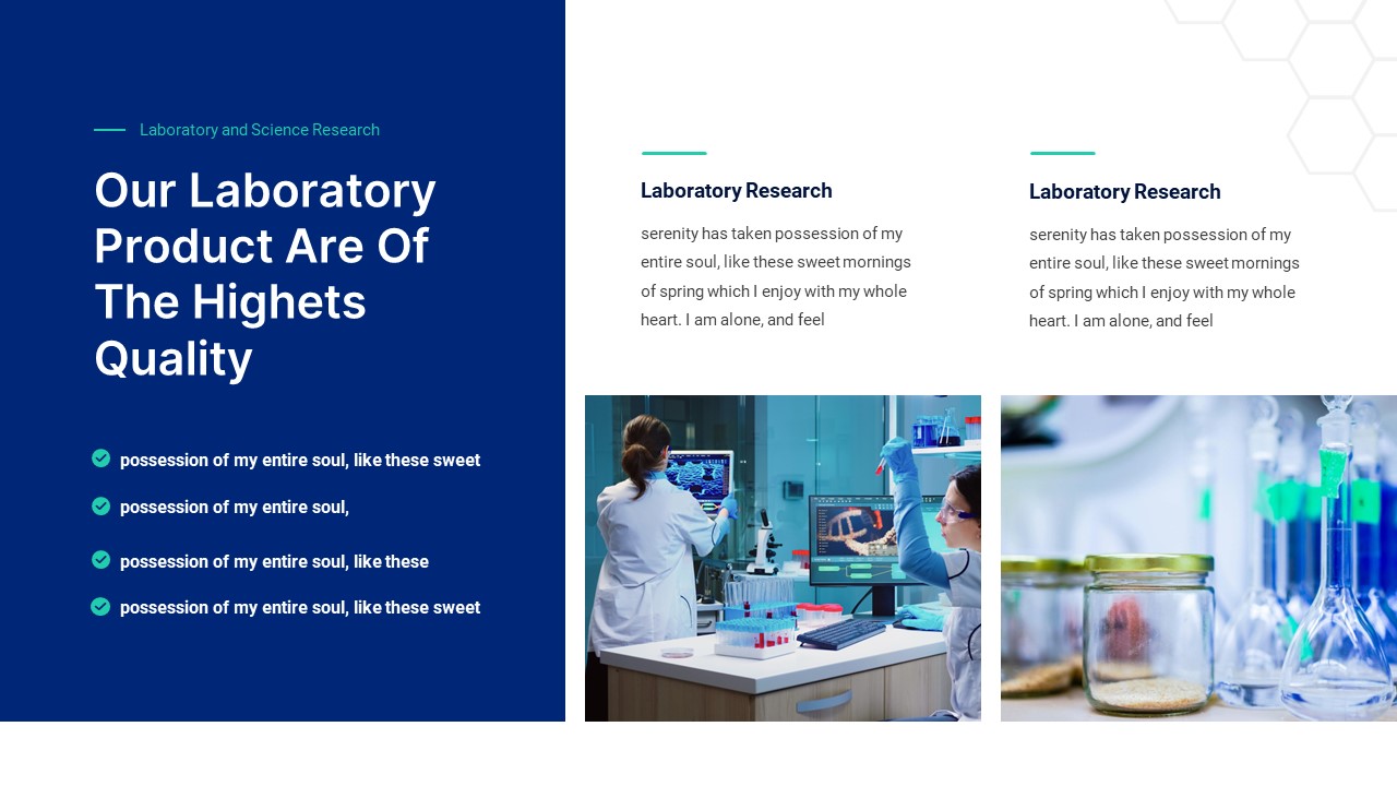 Biolabs - Laboratory & Science Research PowerPoint Template ...