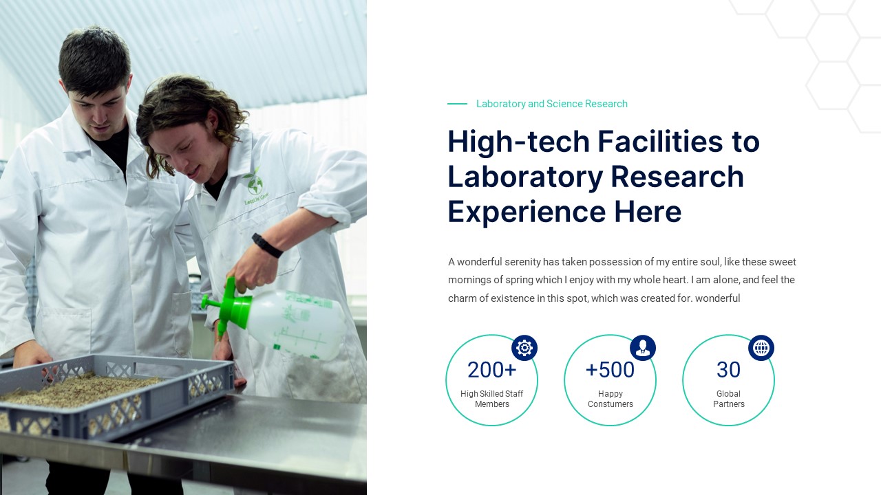 Biolabs - Laboratory & Science Research PowerPoint Template ...