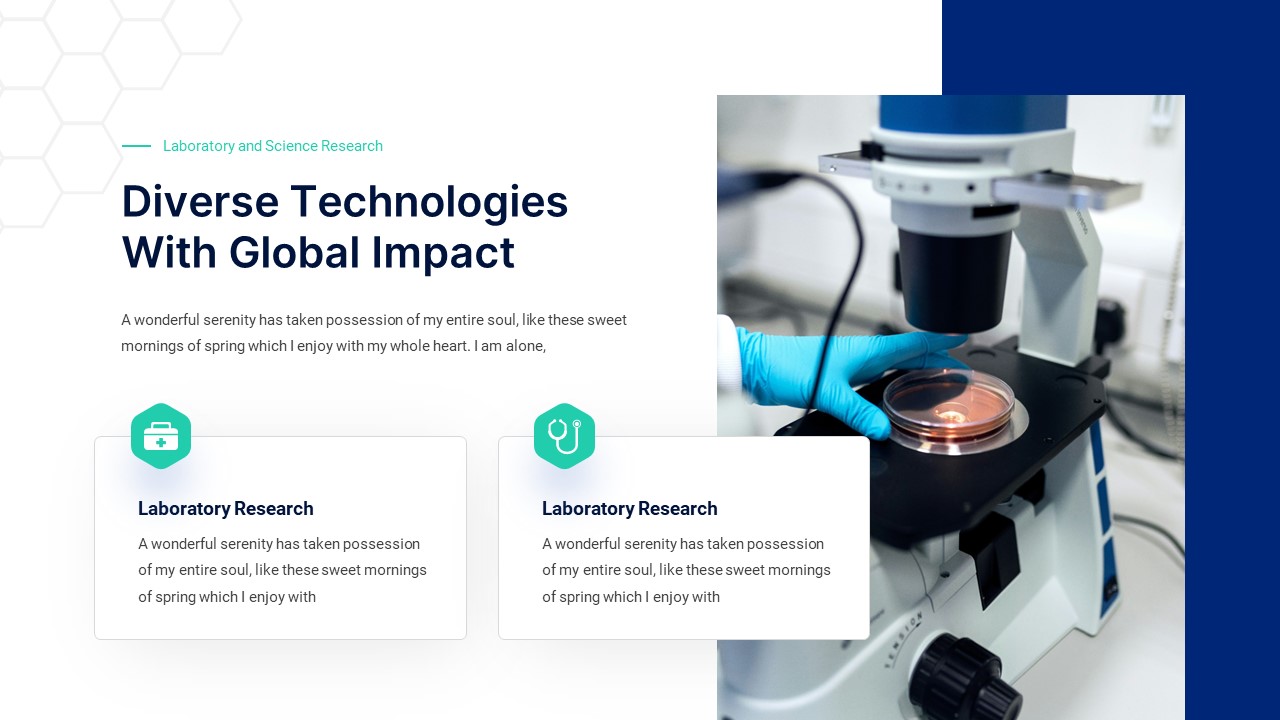Biolabs - Laboratory & Science Research PowerPoint Template ...