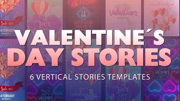 Valentine's Day Stories, After Effects Project Files | VideoHive