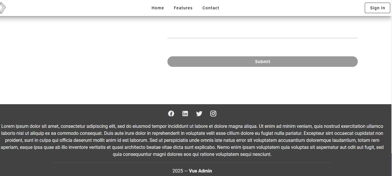 Admin VUE - Vue 3 Admin Template with .NET Core 8 by Sangib_123saha