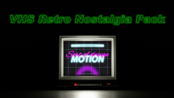 VHS Retro Nostalgia Pack, After Effects Project Files | VideoHive