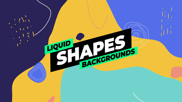 Liquid Shapes Backgrounds, After Effects Project Files | VideoHive