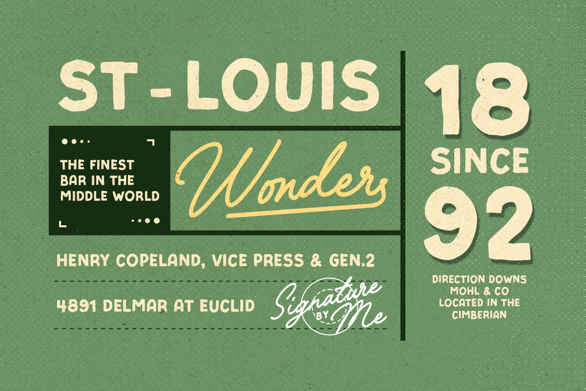 Vintage Postman - Handmade Font Duo, Fonts | GraphicRiver