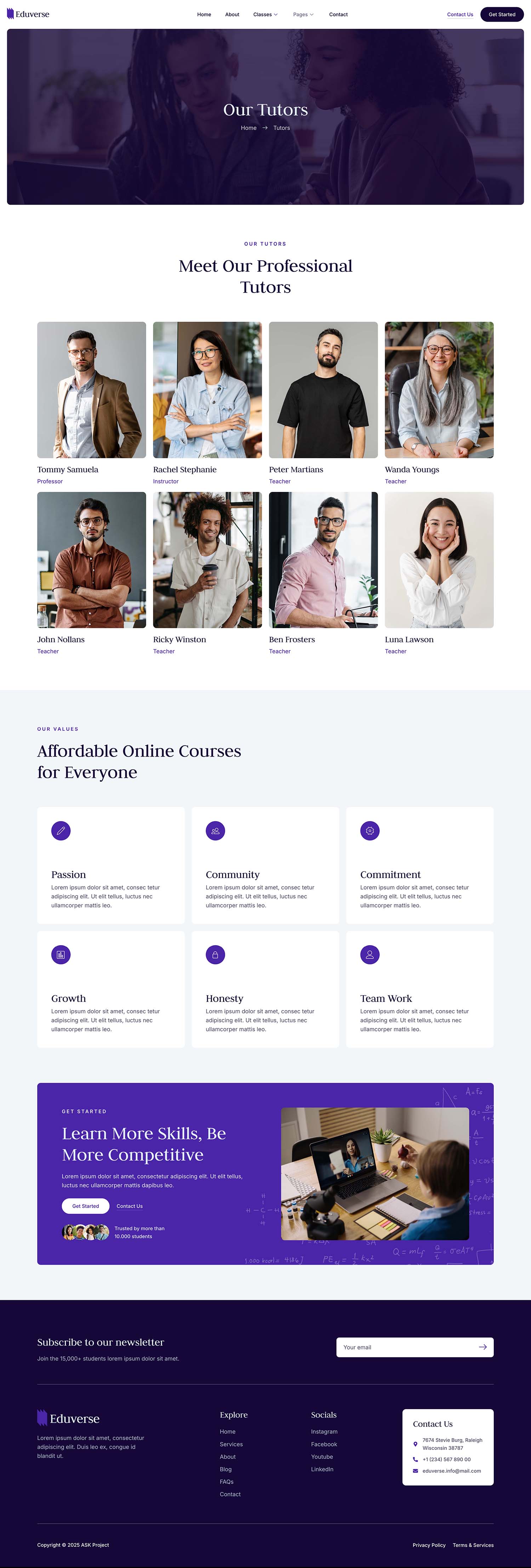 Eduverse - Online Tutor & Education Elementor Template Kit by askproject