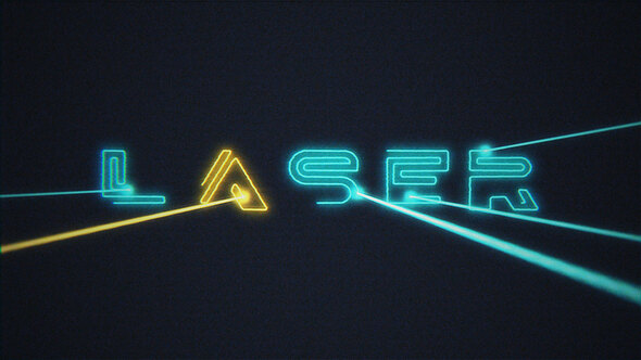 Retro Laser Logo, Premiere Pro Templates | VideoHive