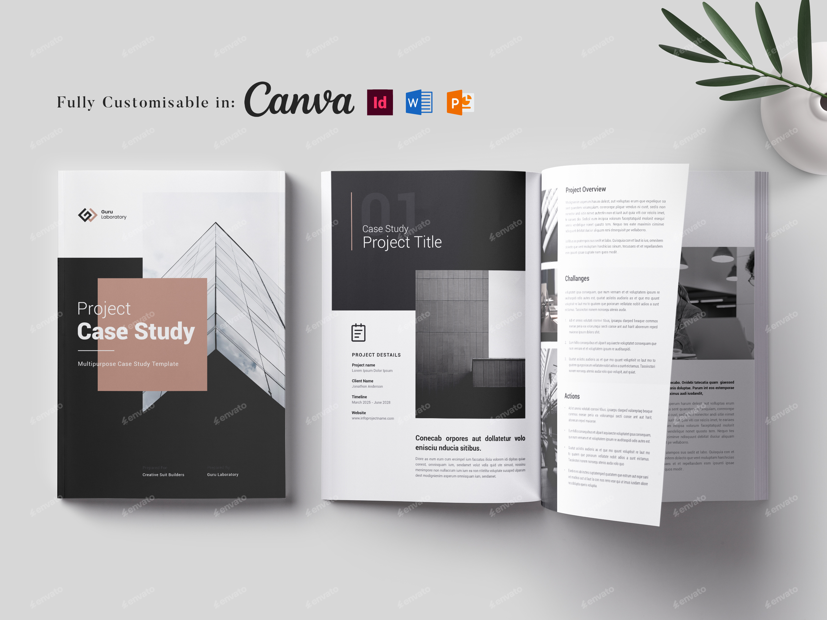 Case Study Template, Project Case Study, Print Templates | GraphicRiver