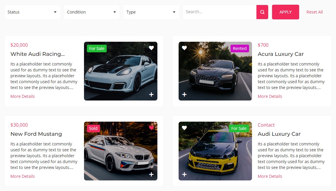 WPCL: WordPress Car Listing Plugin by SinaExtra | CodeCanyon