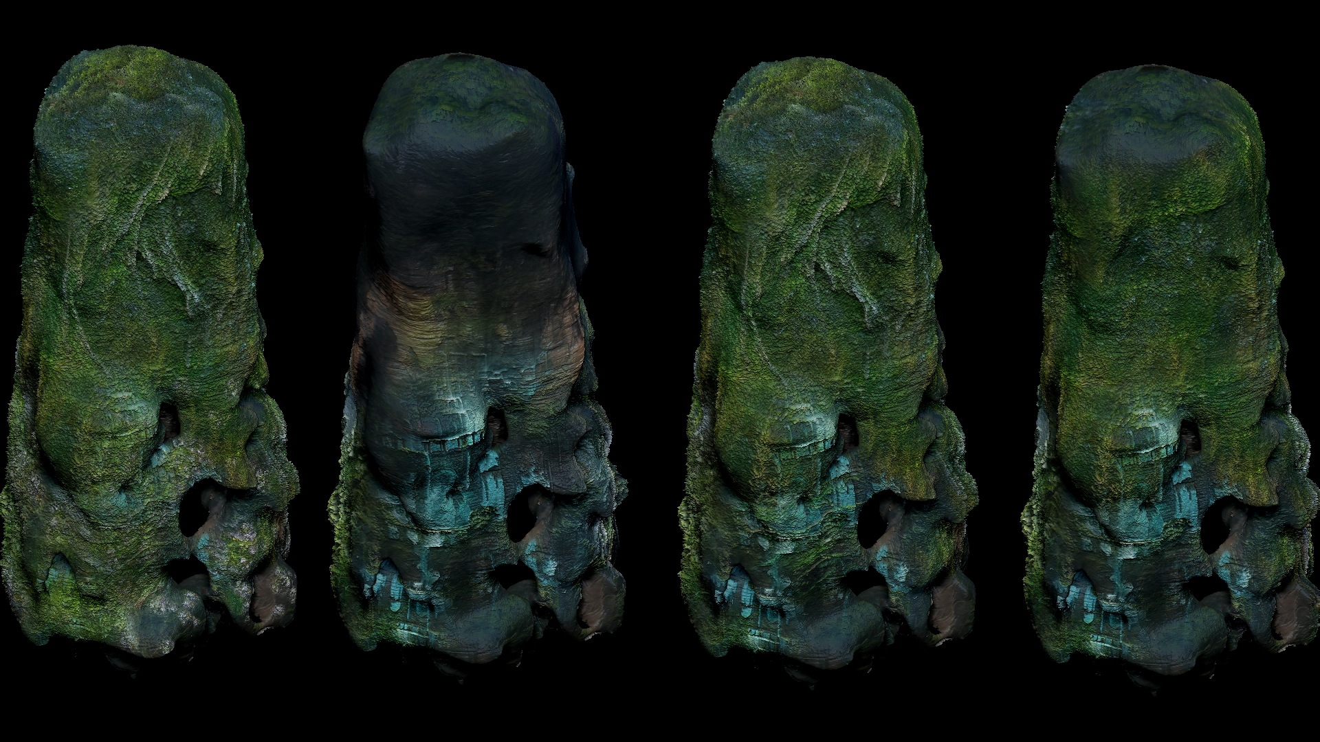 4 Hills Of Caves Style Drawing Art RockCliff_V8 by Phile-Rain | 3DOcean