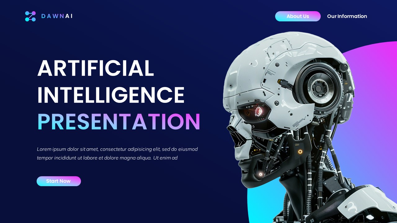 Artificial Intelligence Google Slide, Presentation Templates | GraphicRiver