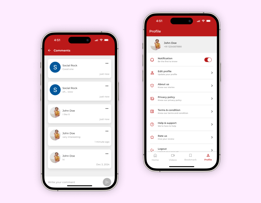 News Feed - Flutter News App for Android & iOS with Laravel Admin Panel by camelcasetechnology