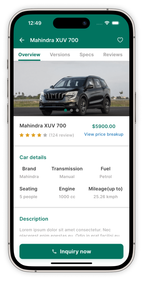 Car Buy & Sell App Template in Flutter | Cars24 Clone Flutter | CarHub ...