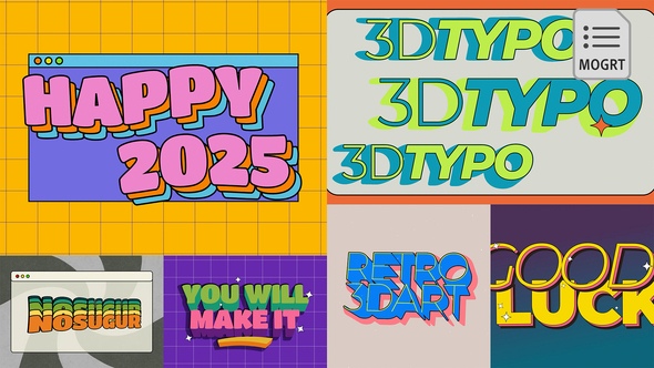 Creative Typo | MOGRT, Premiere Pro Templates | VideoHive