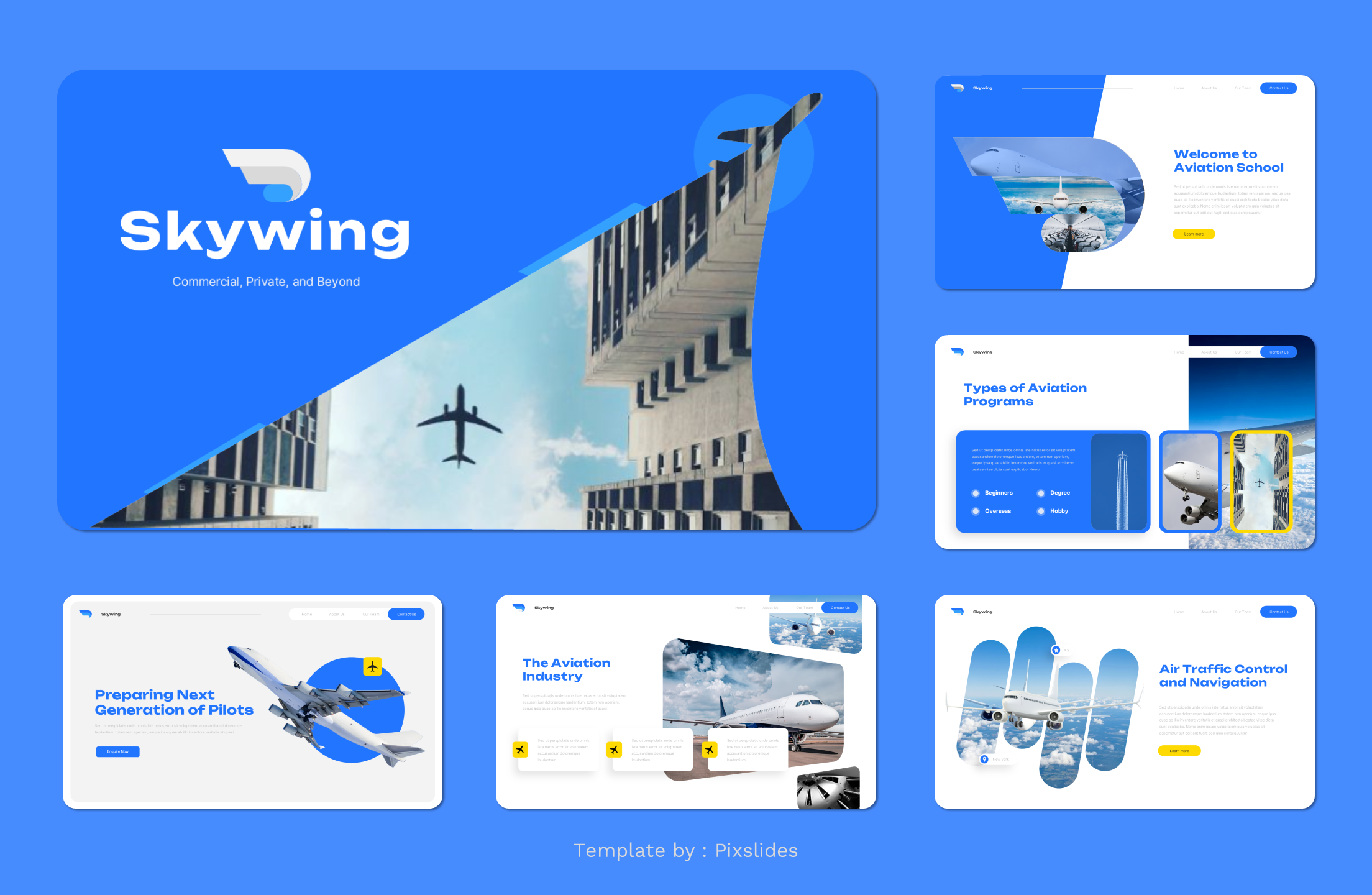 Skywing - Aviation & Flight School PowerPoint Presentation ...