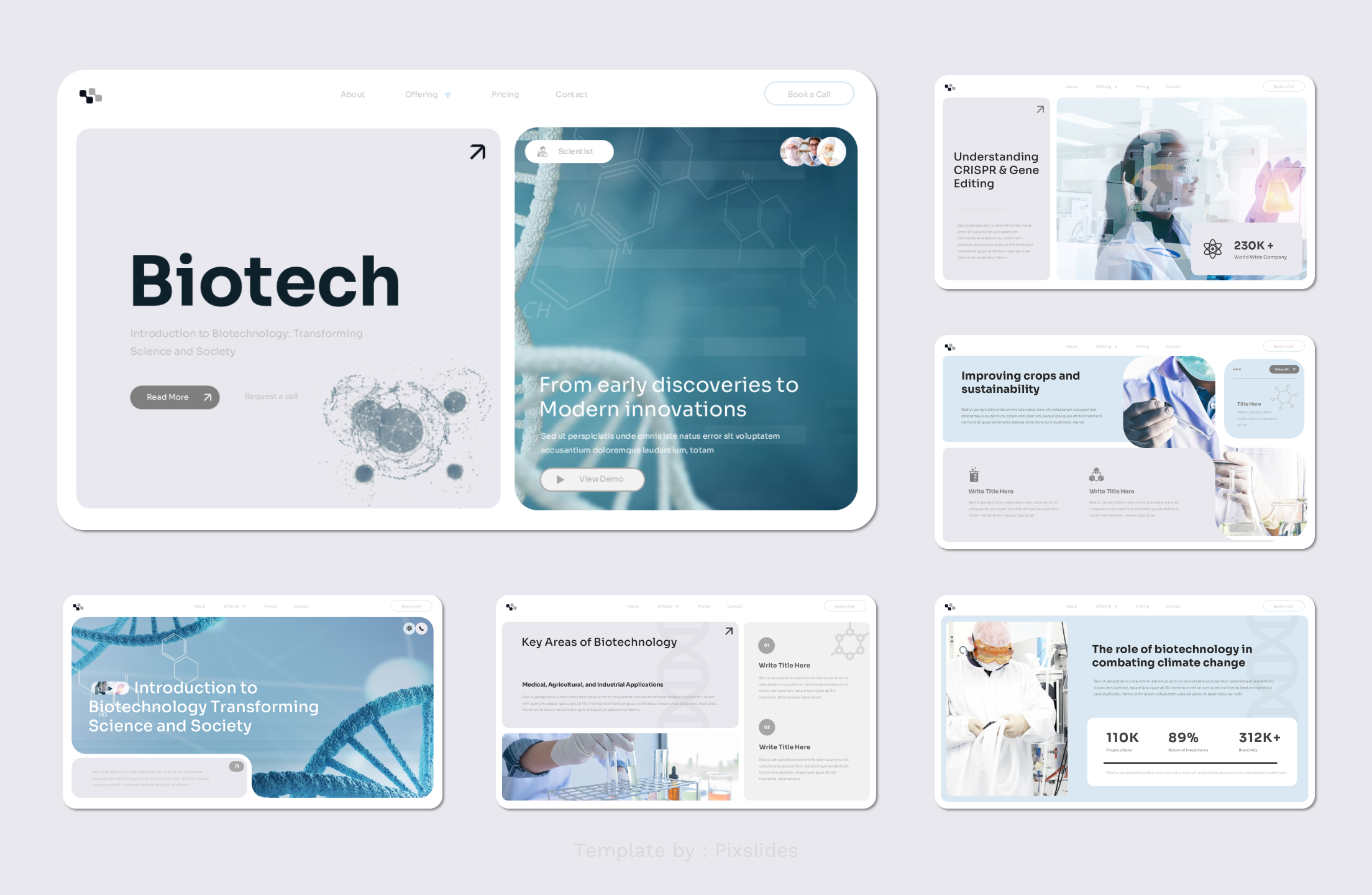 Biotech - Biotechnology PowerPoint Presentation Template, Presentation ...