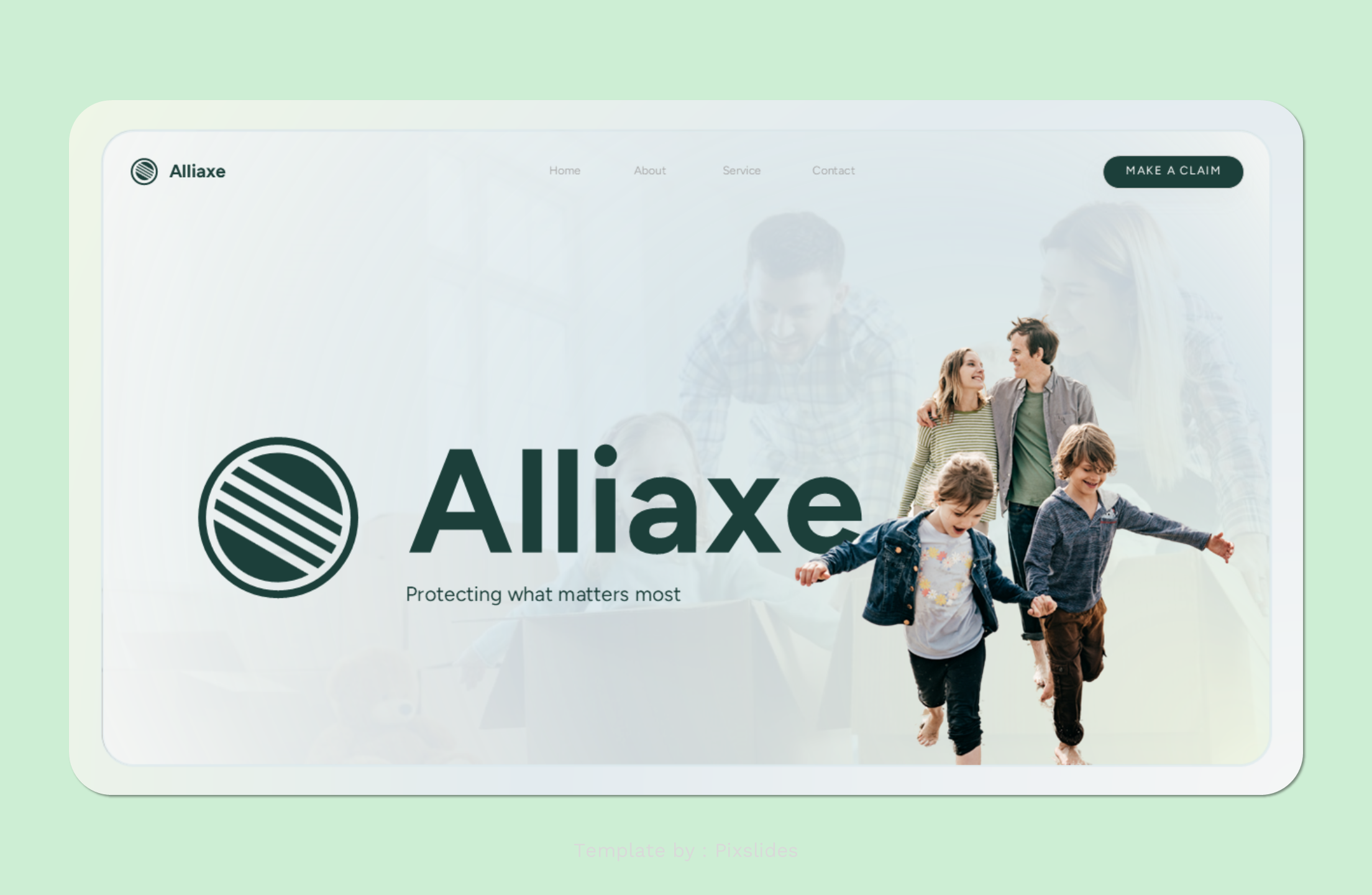 Alliax - Insurance Keynote Presentation Template, Presentation Templates