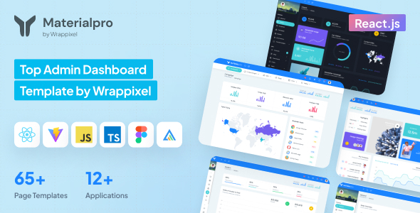 MaterialPro React Admin Template by wrappixel | ThemeForest