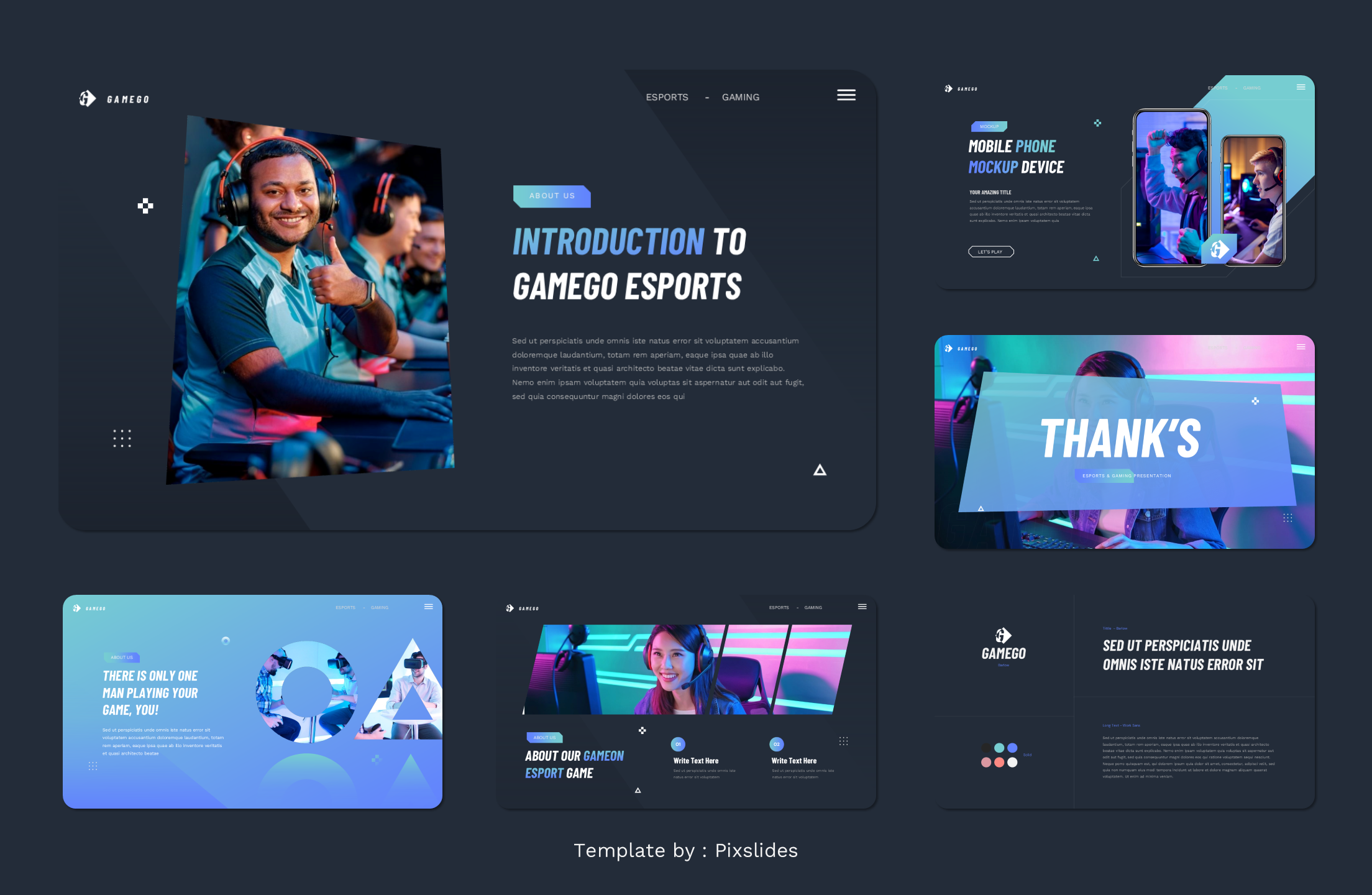 Gamego - Esports Gaming PowerPoint Presentation Template, Presentation ...