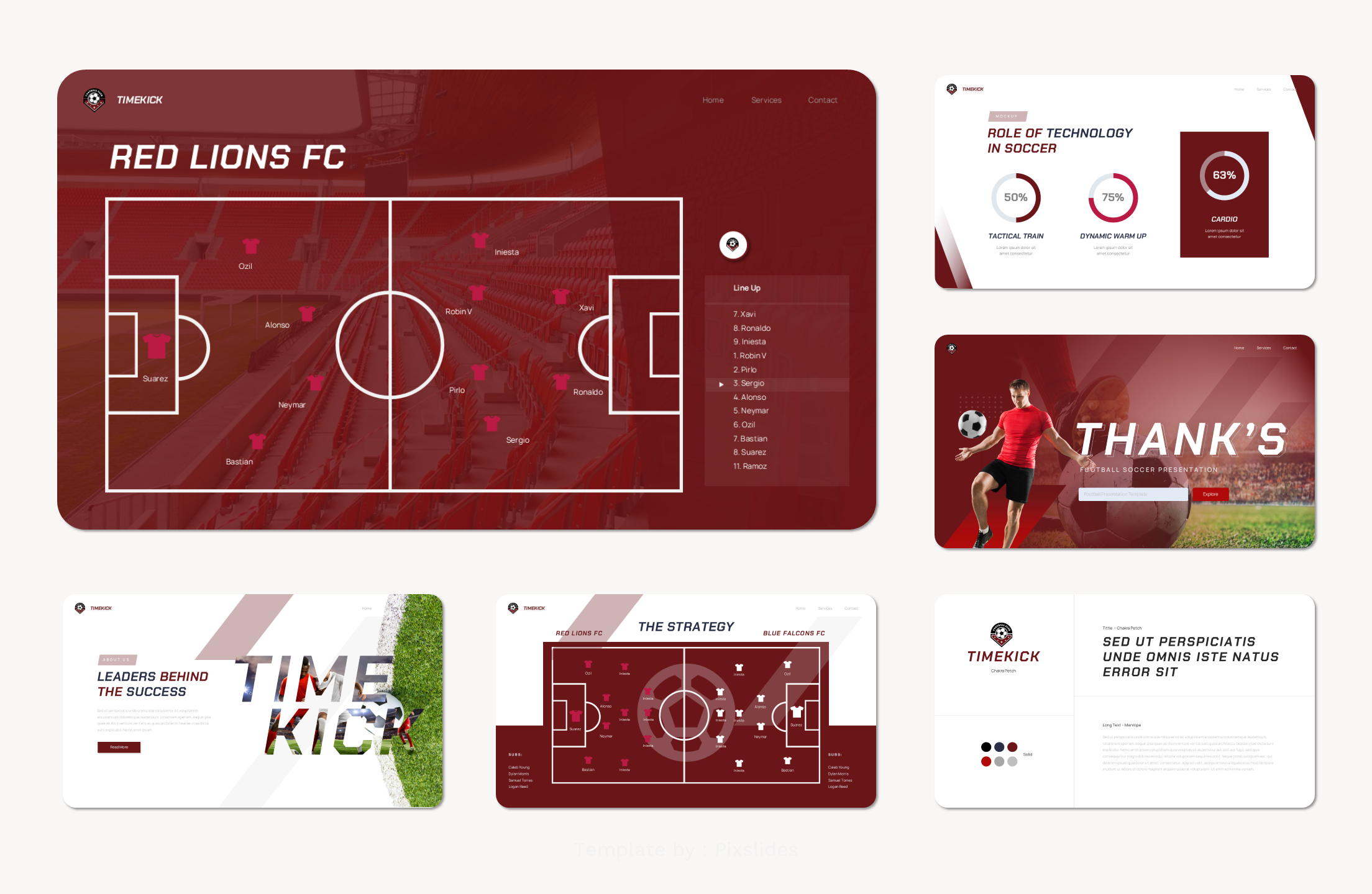 Timekick - Football Soccer Sport Keynote Presentation Template ...