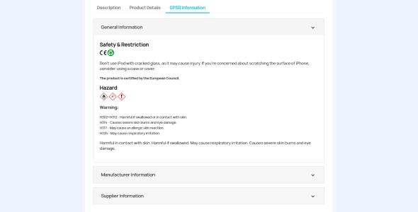 GPSR Compliance Pro - General Product Safety Regulation for PrestaShop ...