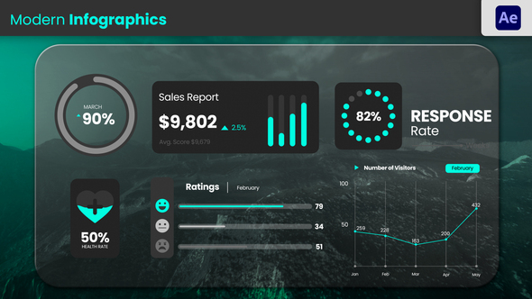 Modern Infographics, After Effects Project Files | VideoHive